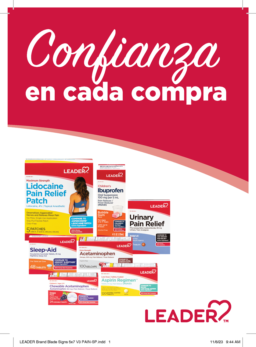 Cardinal-LEADER™ Brand Marketing Blade Signs