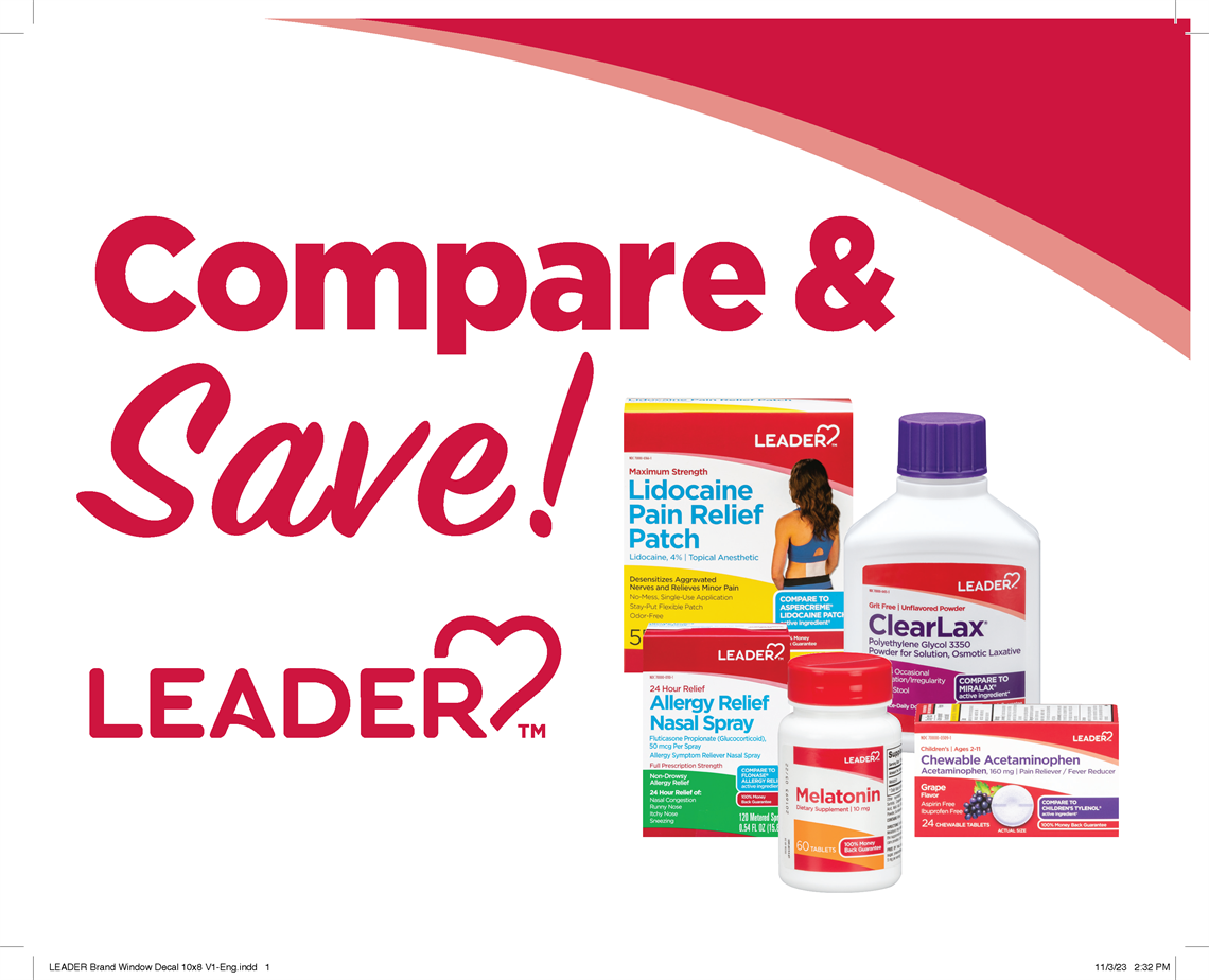 Cardinal-LEADER™ Window Decals (NEW!)