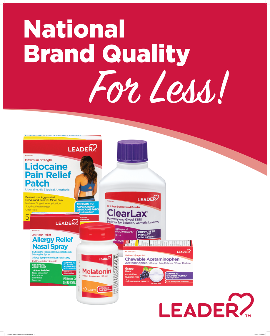 Cardinal-LEADER™ Brand Marketing Poster 20"x30"